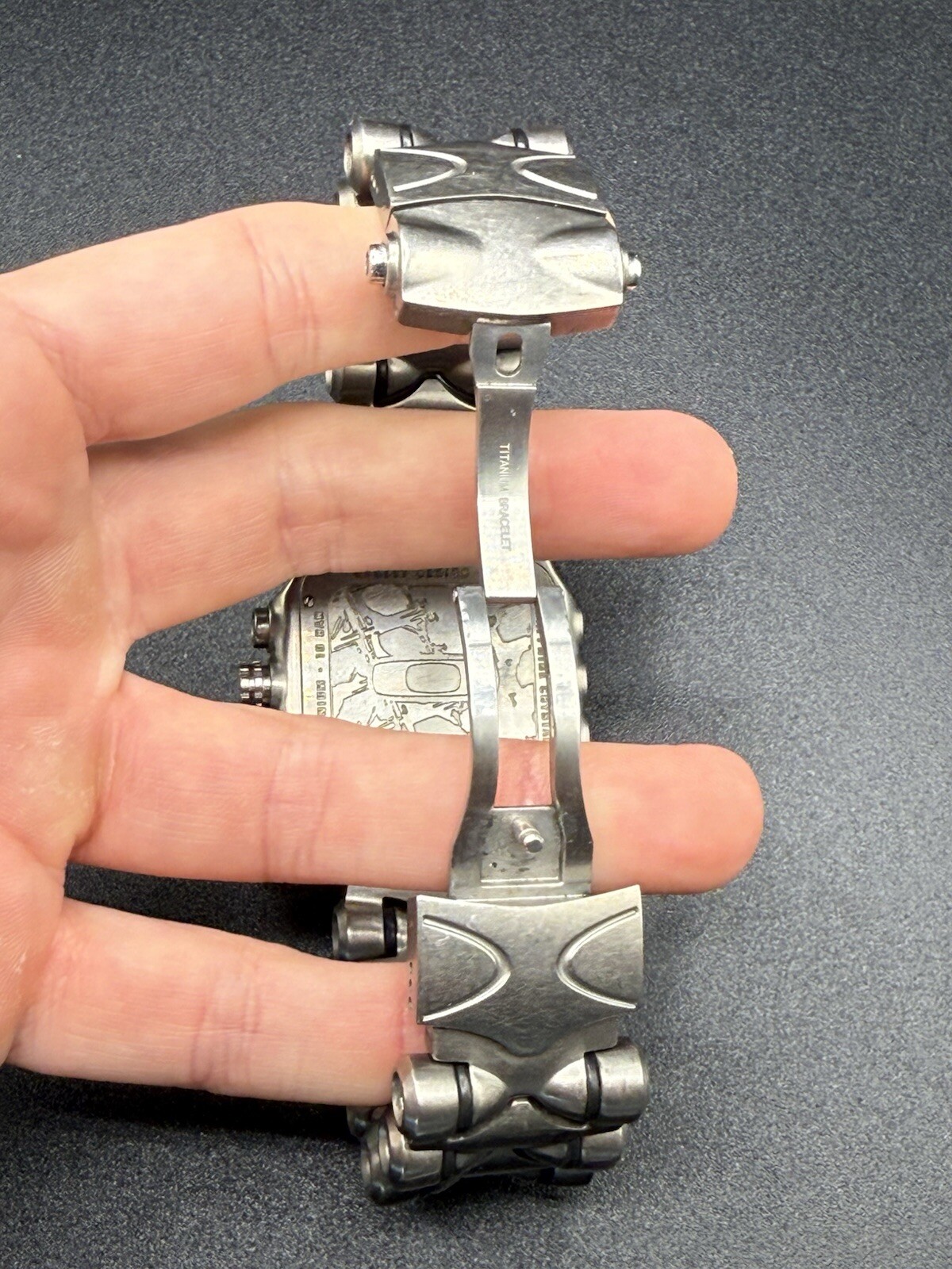 Oakley Minute Machine Titanium Black Silver Subdials Watch | eBay