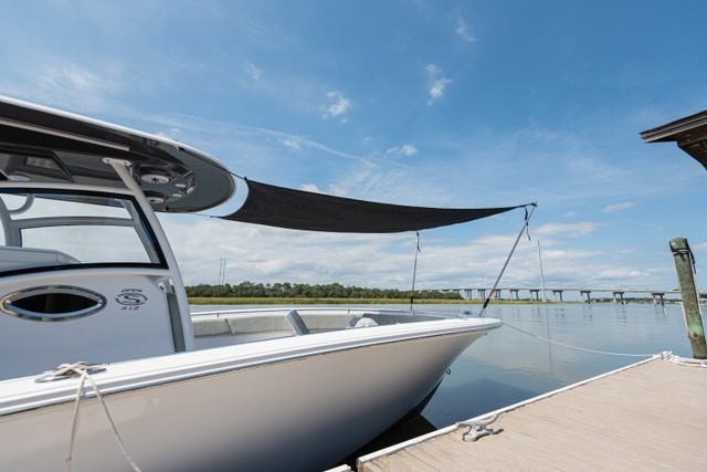 NEW Sportsman Boats 282 Front Center Console Sun Shade w/ Poles ...