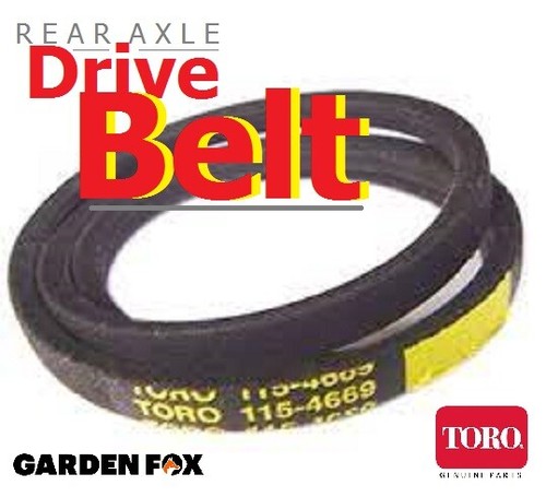 Genuine TORO Super Recycler mdl 21383 sn 4000000-999999 Rear Drive BELT ...