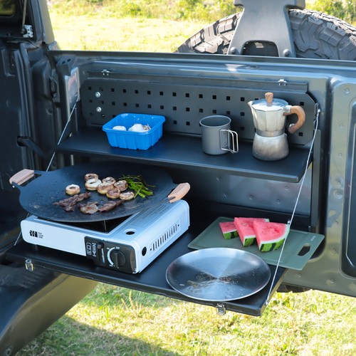 Us Tailgate Table Metal & Molle Panel For 2021-2025 Ford Bronco 2/4 ...
