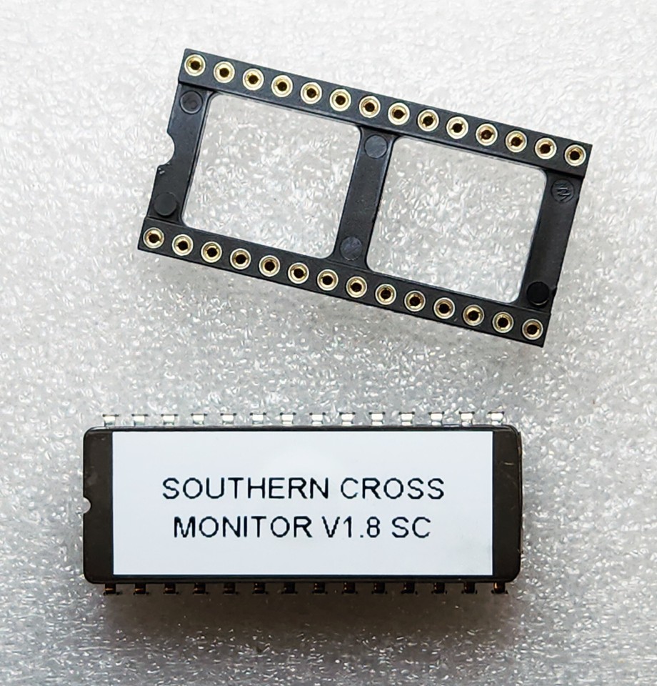 Southern Cross Z80 SBC Computer Rev 3.3 PCB Black/Gold ENIG EPROM ...