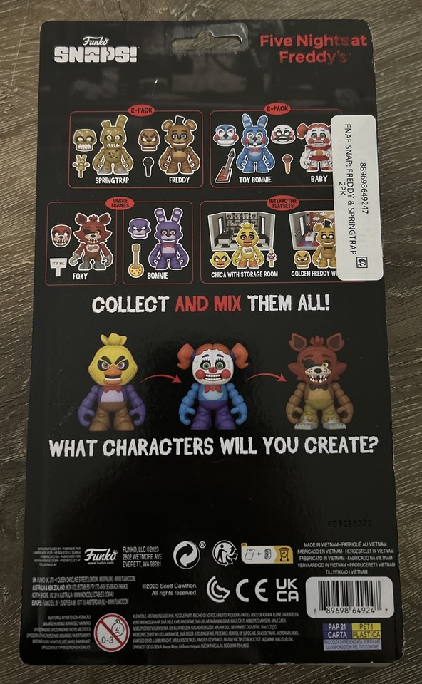 2022 Funko Snaps! - Five Nights at Freddy's Springtrap & Freddy Fazbear ...