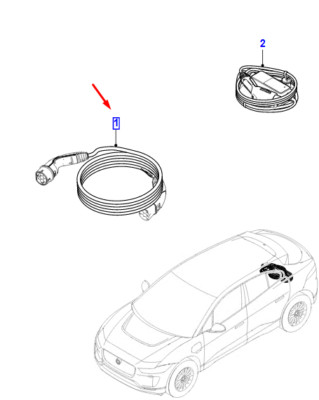 JAGUAR I-PACE X590 Batterieladekabel T4K19708 NEU ORIGINAL | eBay