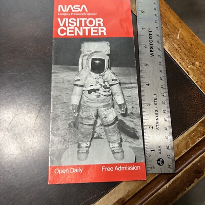 Vintage NASA Langley Va Research Center Visitor Center Brochure | eBay