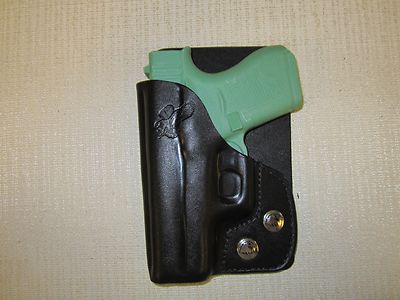 FITS GLOCK 43 & 43X 9 MM FORMED LEATHER, right hand, wallet and pocket ...