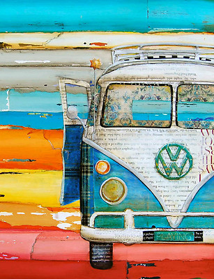VW CAMPER VAN POSTER 5 (BIG & SMALL SIZES) + FREE SURPRISE A3 POSTER ...