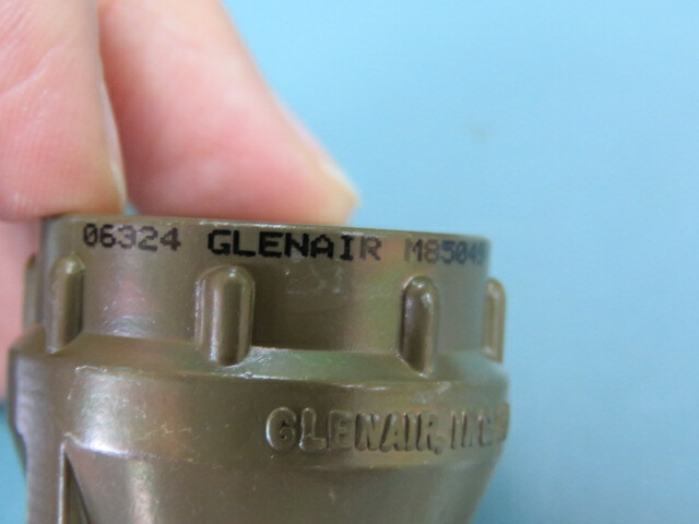 Glenair M85049/2-10C Qty of 1 per Lot Backshell Strain Relief Olive ...