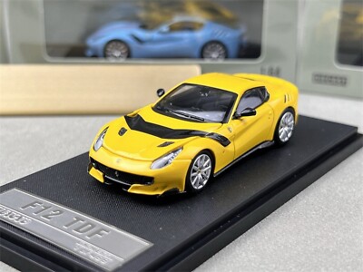 Little Toy 1/64 Scale Ferrari F12 TDF Yellow Diecast Car Model Toy Gift ...