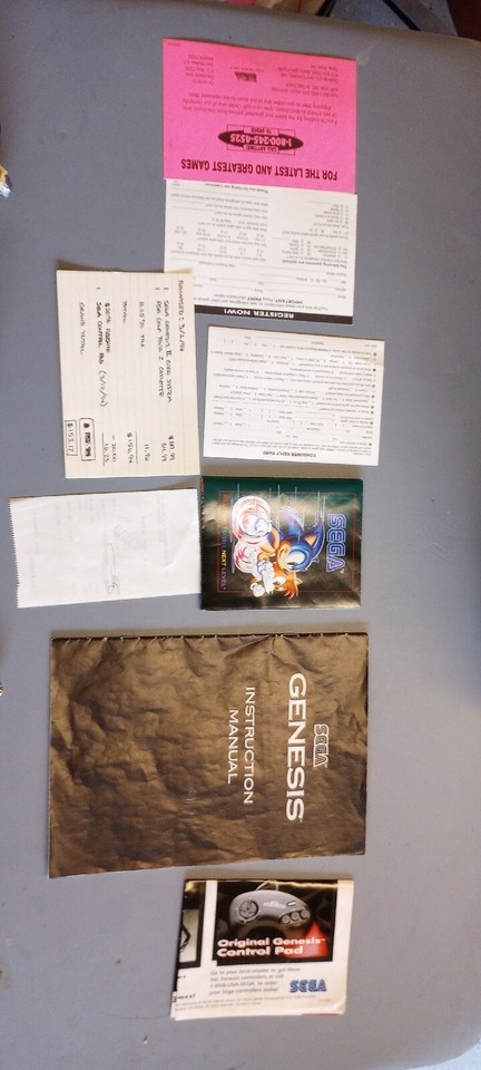 Sega Genesis Core 2 In Original Box With 2 controllers with PGA golf | eBay