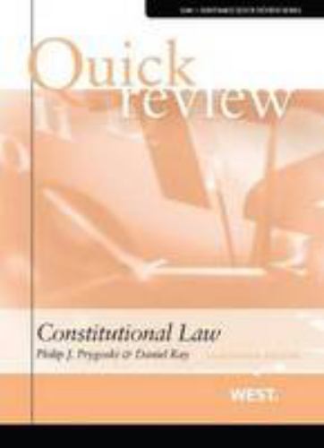 Quick Reviews Ser.: Quick Review of Constitutional Law by Daniel Ray, Daniel Ray 9780314289759 ...