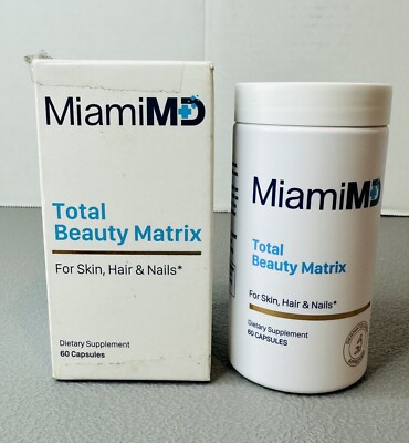 MiamiMD Total Beauty Matrix Dietary Supplement - 60 Capsules Exp 02/27 ...
