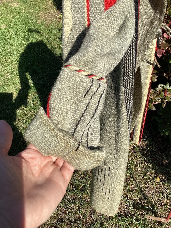 Chimayo Blanket Coat 1930s Native American Granscraft Duster XXL ...