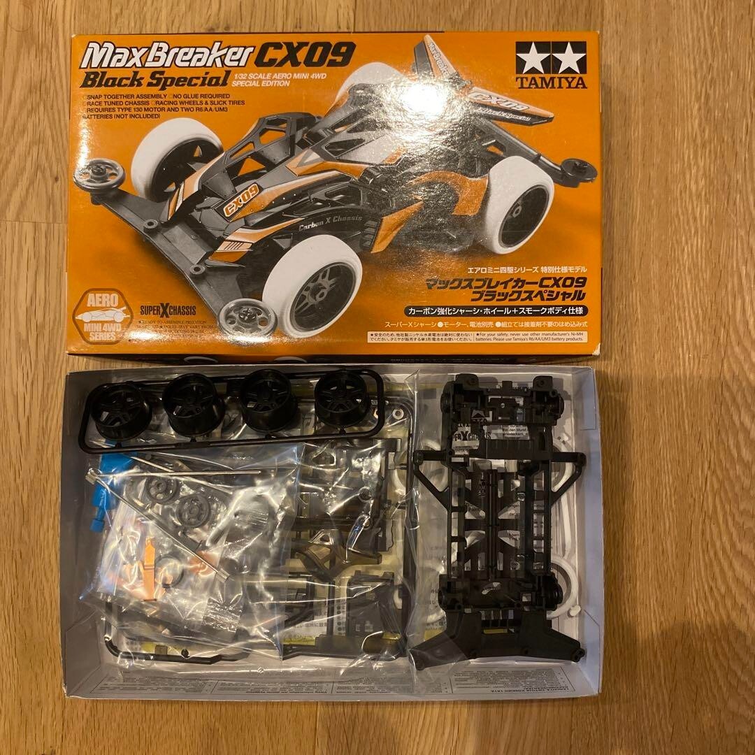 TAMIYA 95294 Mini 4WD Max Breaker CX09 Black Special (SUPER X Chassis ...