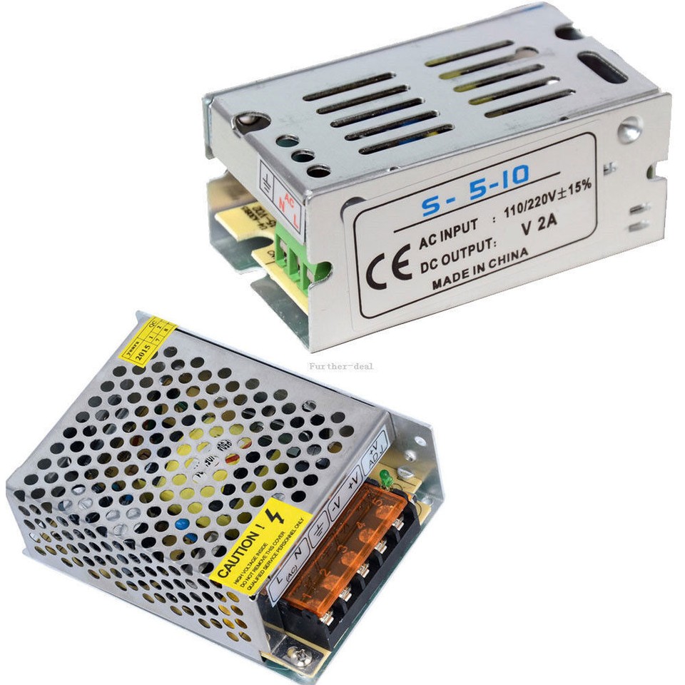 AC 110V-220V TO DC 5V 12V 24V 2A 10A 15A 20A 40A 60A Switch Power ...