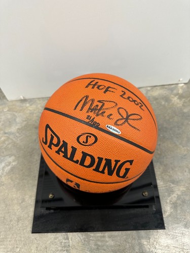 Magic Johnson Autographed NBA Spalding Indoor/Outdoor Basketball NBA ...