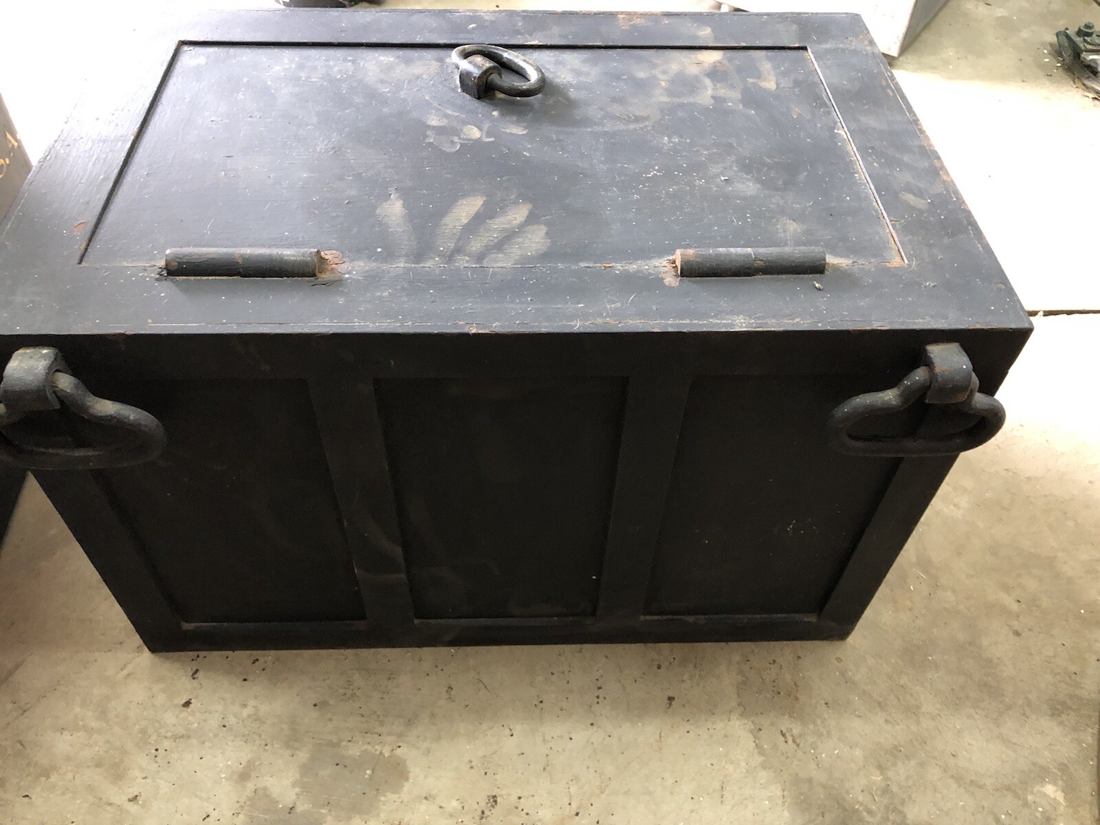 Vintage Train Stagecoach Safe Strongbox Military Safe Lockbox | eBay