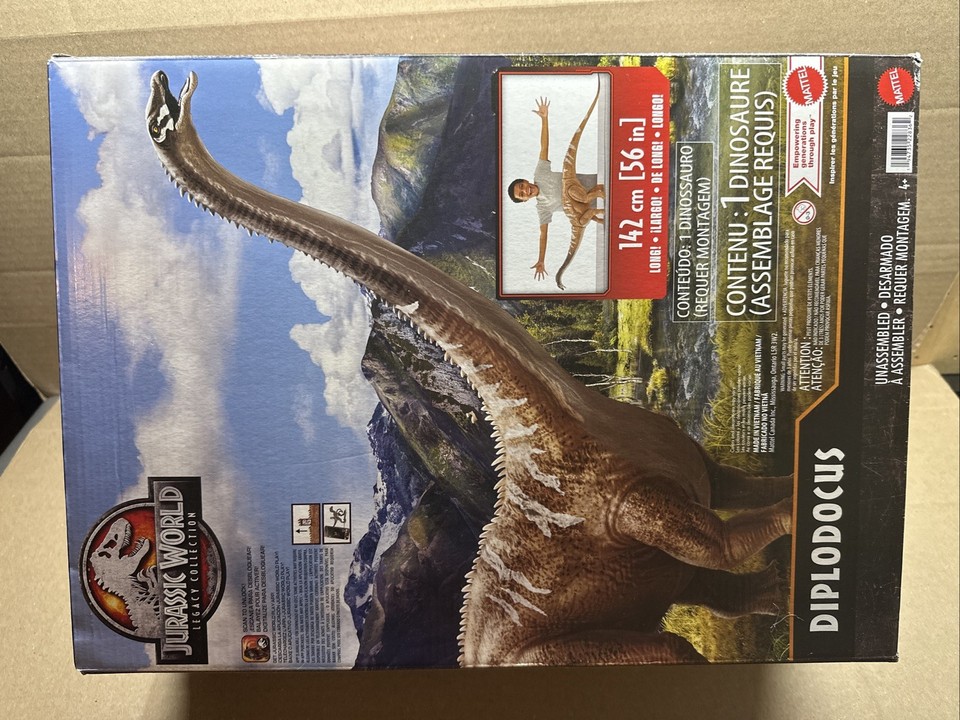 Jurassic World Legacy Collection Diplodocus Large Dinosaur Mattel ...
