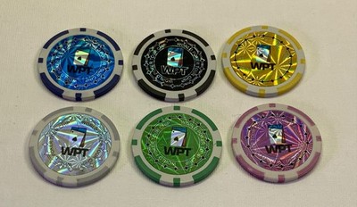 WPT World Poker Tour Holographic Laser Casino Chip Lot | eBay
