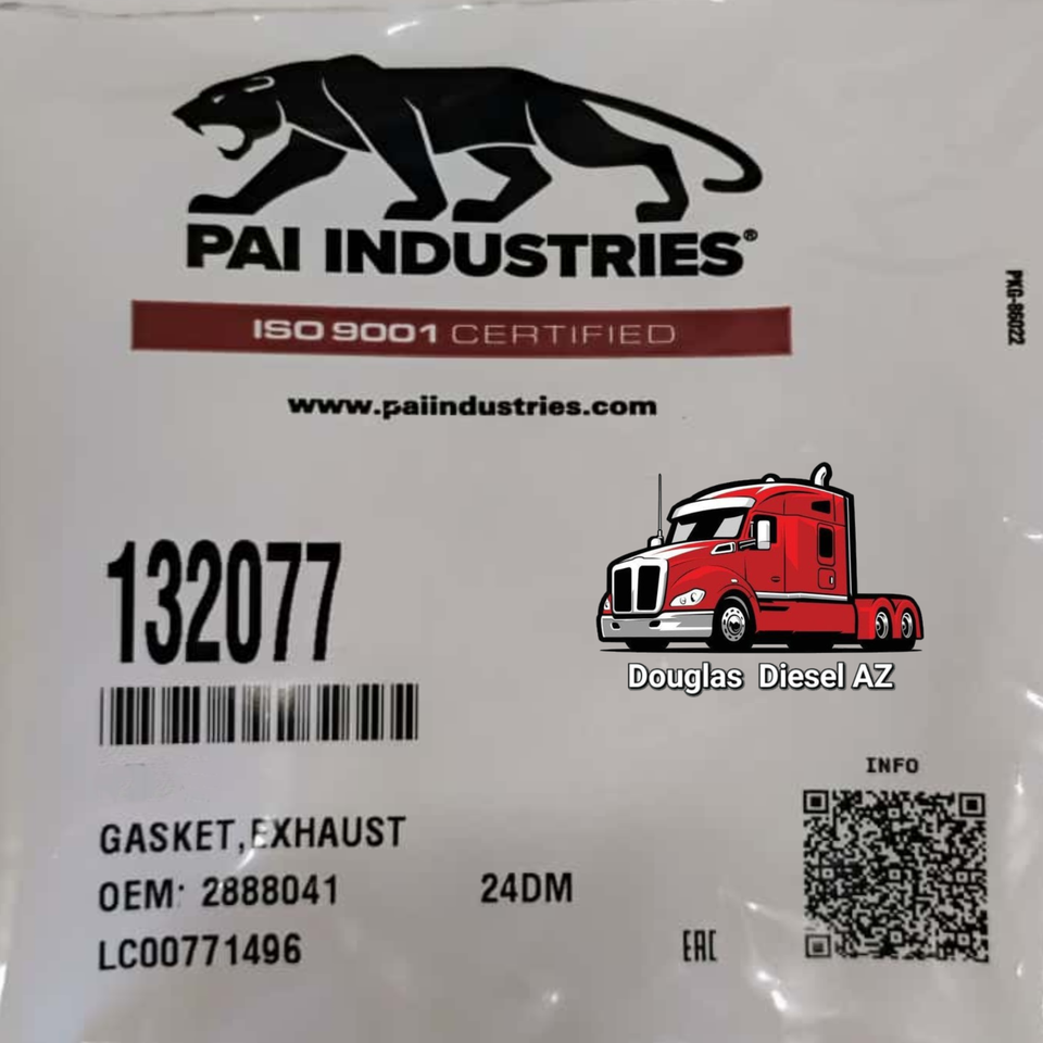 EXHAUST MANIFOLD GASKET for ISX12. PAI # 132077. Ref. # CUMMINS 2888041 ...