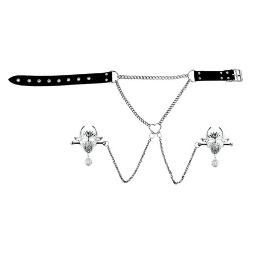 Stainless Steel Metal Erotic Breast Clips Lingerie Personalized Erotic ...