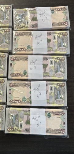 ONE MILLION IRAQI DINAR 1,000,000 IQD 20x 50,000 AUTHENTIC IQD CURRENCY ...