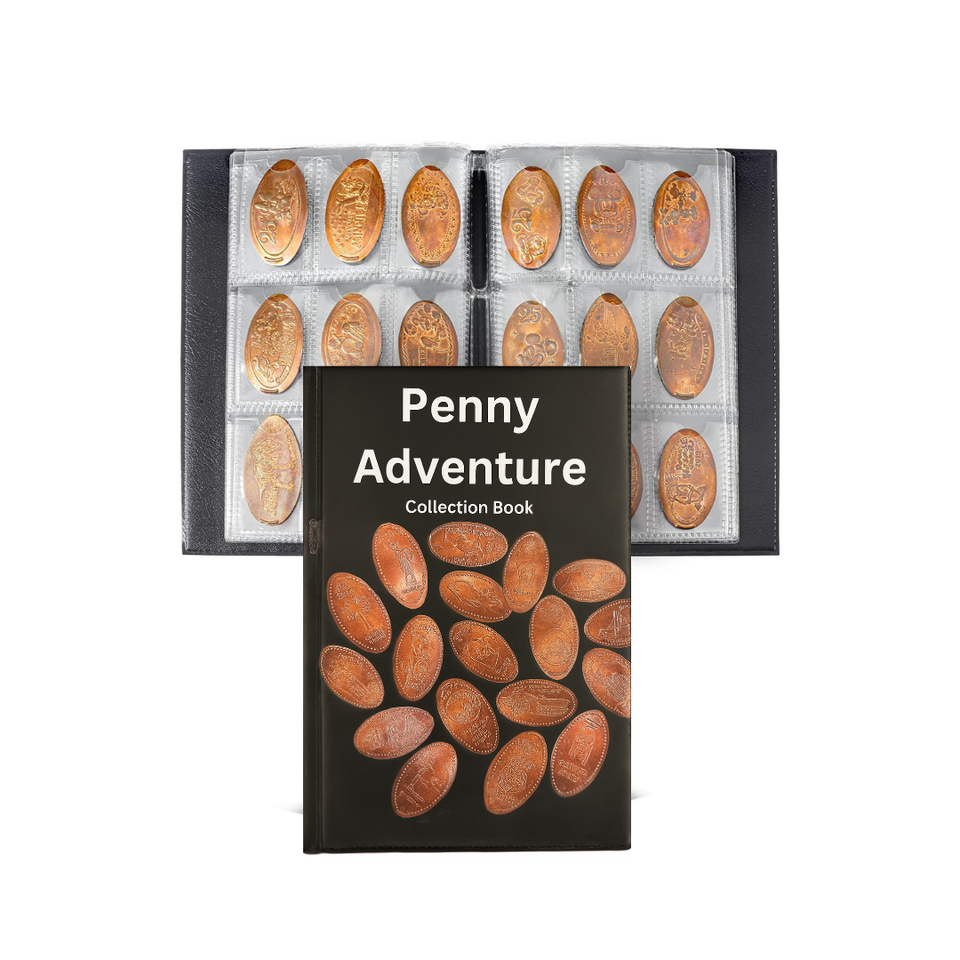 Pressed Smashed Penny Collector Collection Book Display Holder Album ...