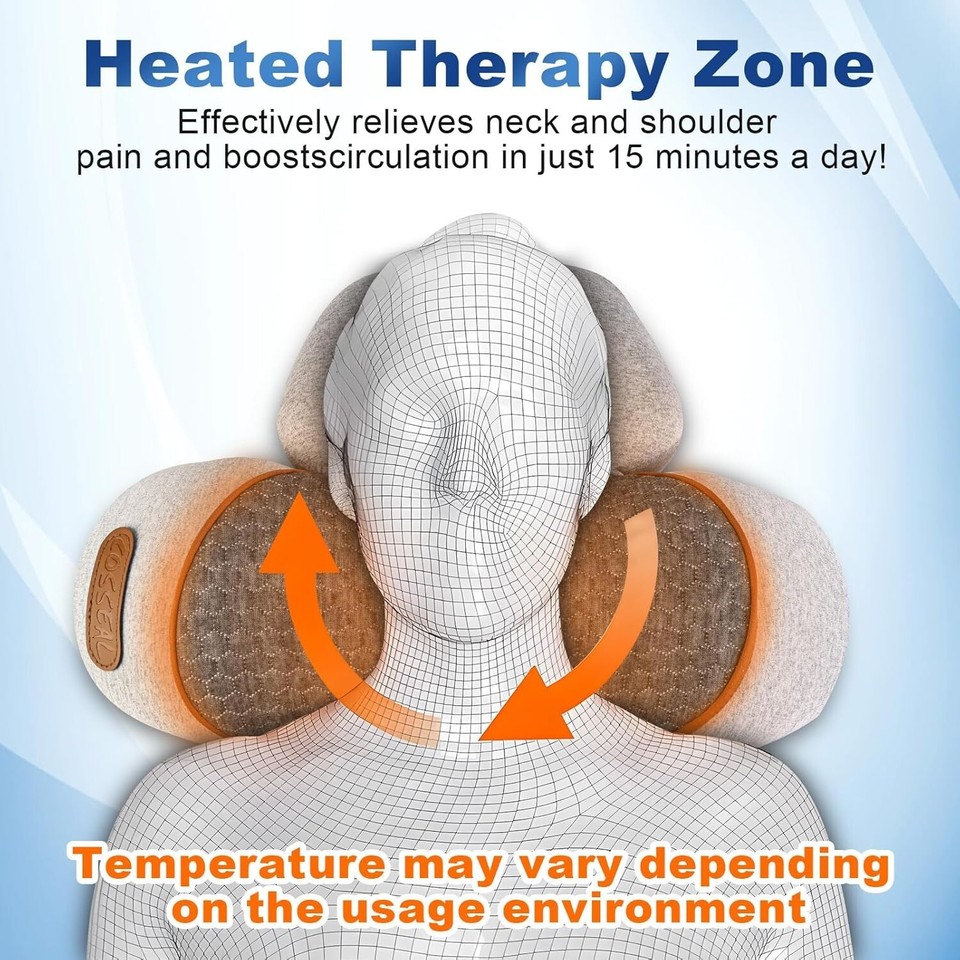 Callixe Thera Pillow Massage Neck Hump, TheraPillow Traction Massager ...