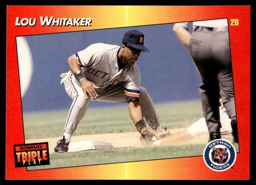Lou Whitaker #117 1992 Triple Play Detroit Tigers | eBay