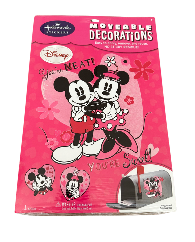 2 Pack HALLMARK DISNEY MICKEY & MINNIE MOUSE MOVEABLE DECORATIONS ...