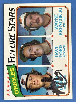 Mark Corey Autograph Signed 1980 Topps Baltimore Orioles | eBay