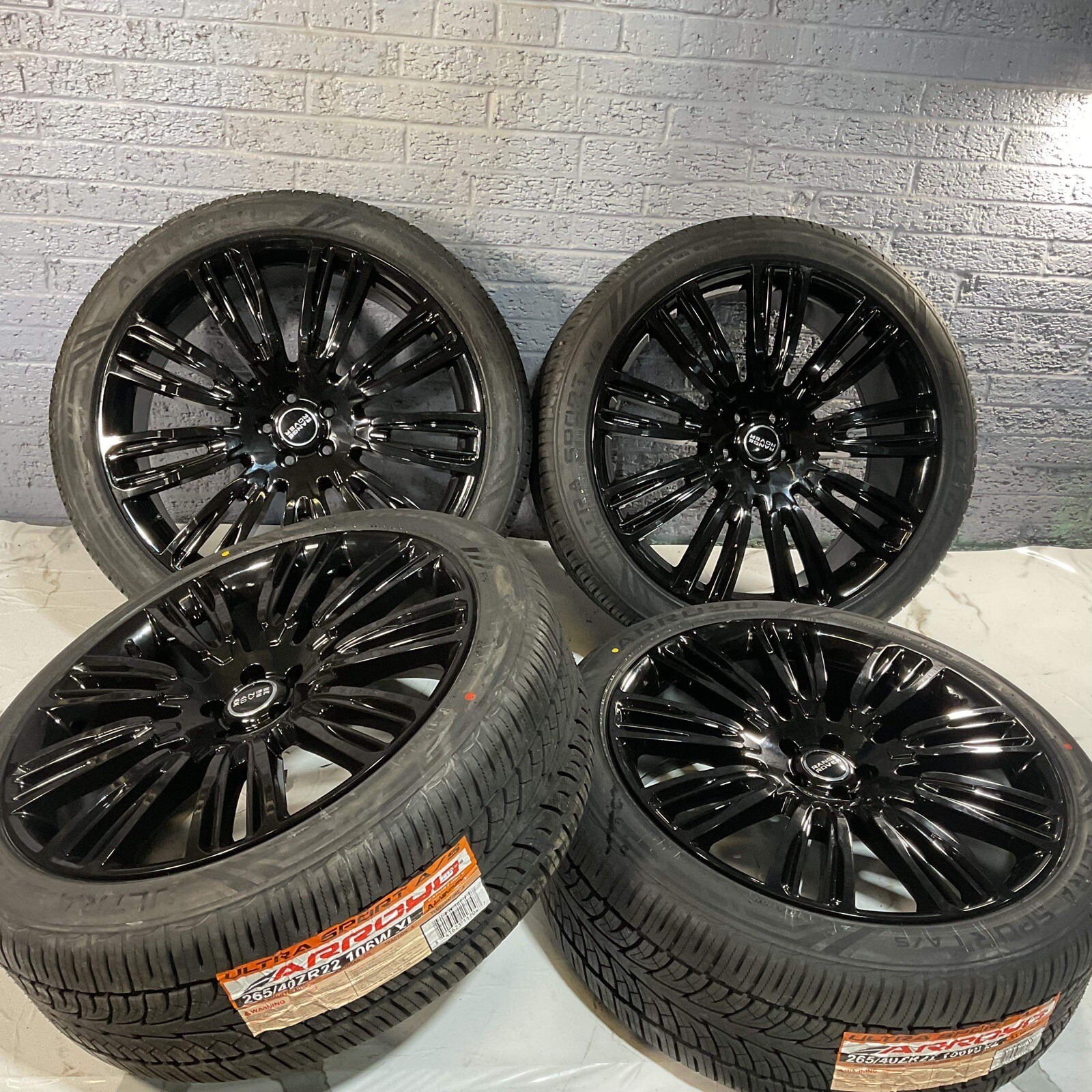 22” WHEELS RIMS FITS RANGE ROVER VELAR 5x108 2654022 All Season Gloss ...