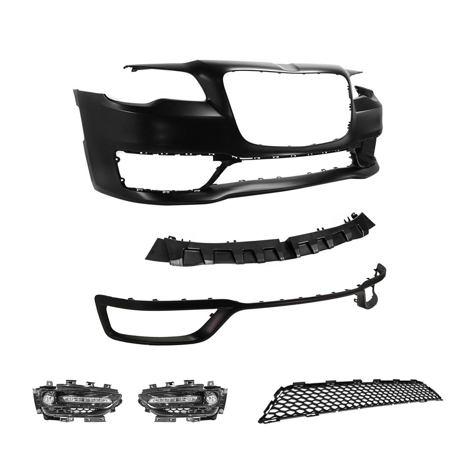 Fits 2015-2023 Chrysler 300 C Complete Bumper Cover Grille+ Engine ...