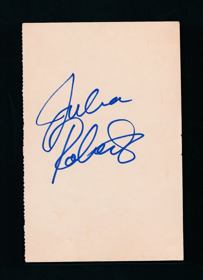 Julia Roberts - 1990 - Early Signature w/ Orig. Still Photo - Autograph ...