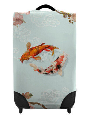 Koi Fish Swimming Caseskinz Case Cover SUITCASE NOT INCLUDED | eBay