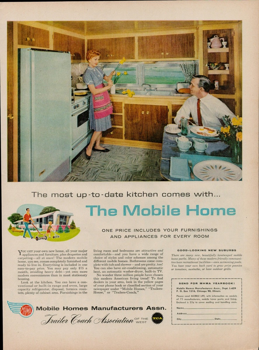 Retro 50s Mobile Home Design