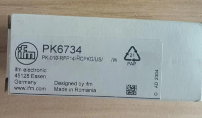 IFM PK6734 Pressure Sensor New Free Shipping | eBay