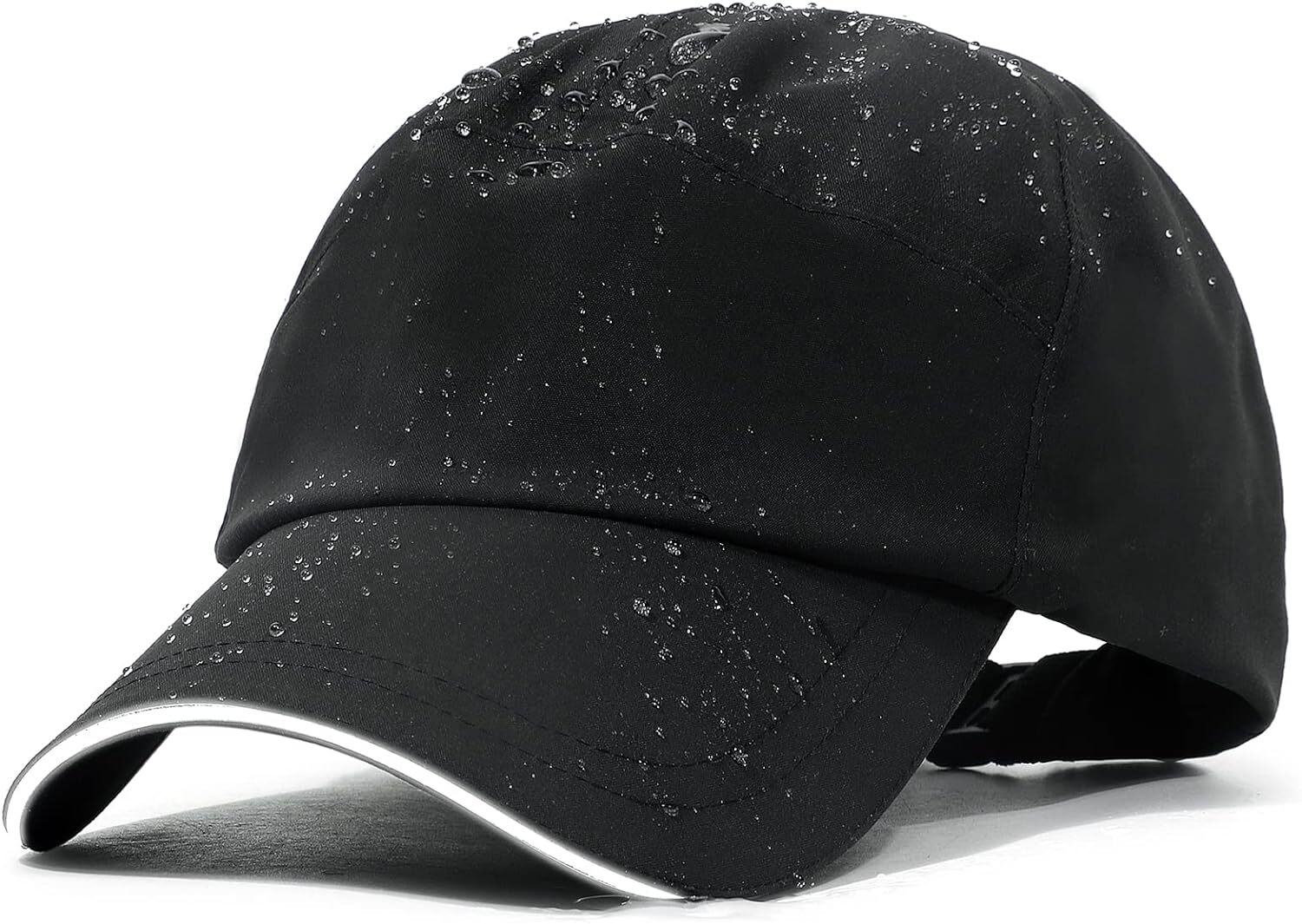 Mens Waterproof Baseball Cap Womens Rain Hat Foldable Outdoor One Size ...