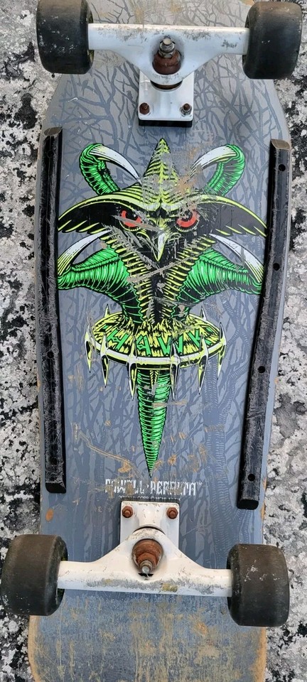 80s OG Powell Peralta Tony Hawk Claw skateboard-Slime Balls 95 -Thunder ...