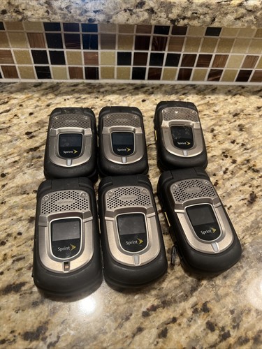 Kyocera DuraXT E4277- Black (Sprint) Cellular Phone Lot of 6 As Is ...