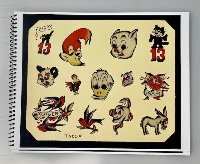 VINTAGE AMERICAN FLASH ART BOOK BINDING TRADITIONAL COL. WILLIAM TODD ...