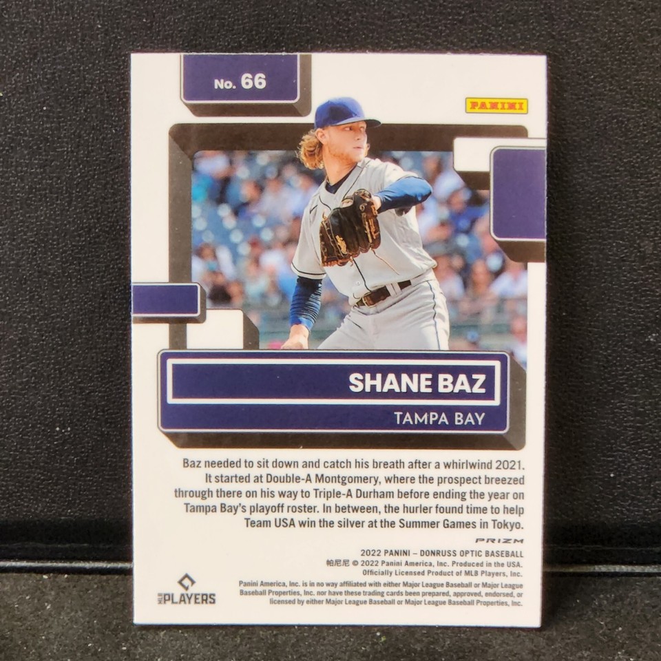 Shane Baz 2022 Donruss Optic Holo Prizm RC | eBay