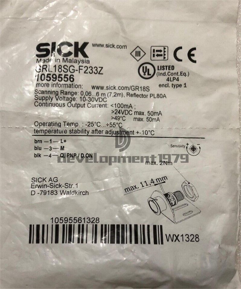 ONE New For SICK GRL18SG-F233Z sensor 1059556 | eBay