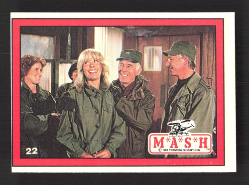 1982 Donruss M.A.S.H. #22 Maj. Houlihan Col. Potter, Father Mulcahy EX ...