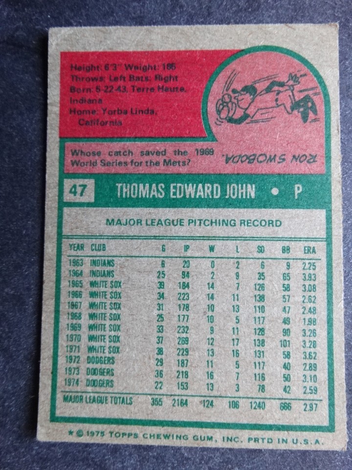 (VG) 1975 Topps Mini Baseball Cards Complete Your Set U You Pick From ...