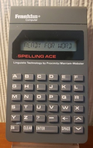 Franklin Computer Corporation Spelling Ace: Model PS-99 Electronic ...