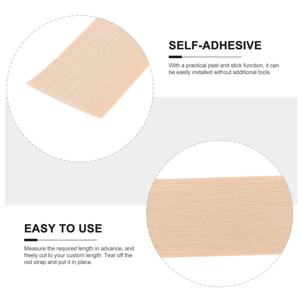 Wood Grain Design Carpet Floor Edging Trim Floor Threshold Transition ...