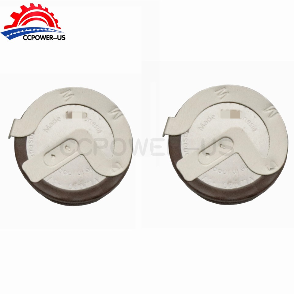 2Pcs Remote Key Fob Rechargeable Battery VL2020 for BMW E39 E46 E60 E90 ...