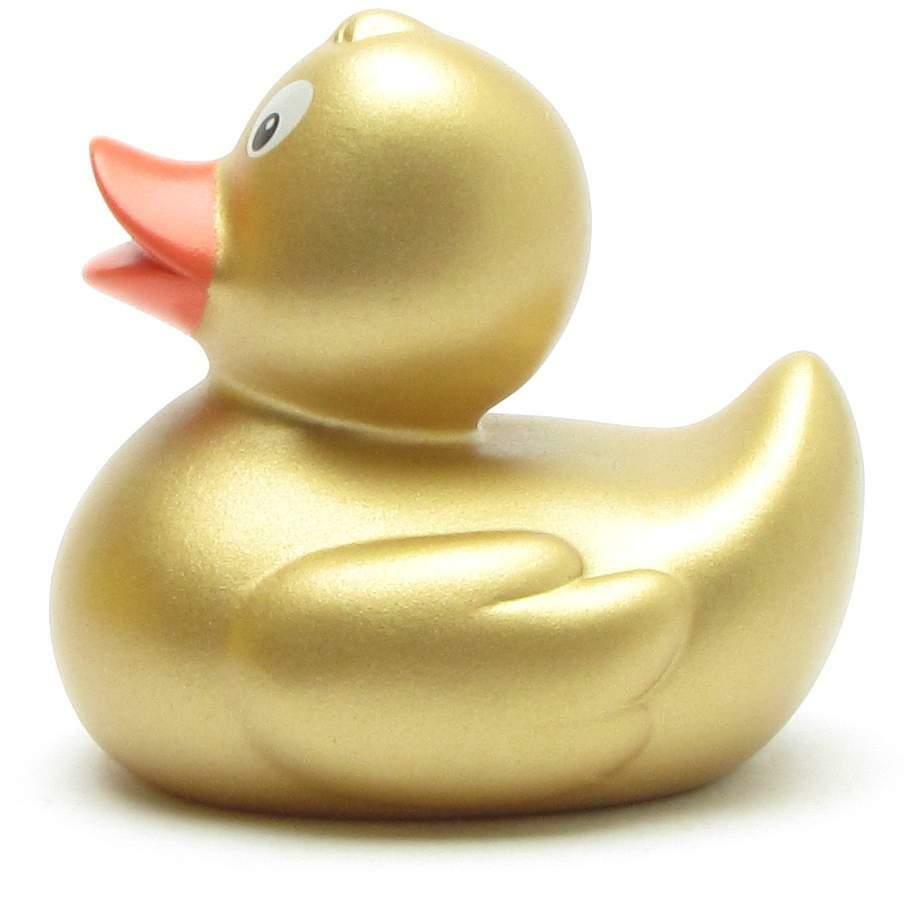 Rubber Duck Bath Duck gold 6 cm Ducky Rubber Duckie | eBay