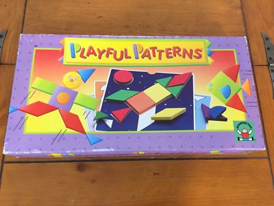 Rare Vintage Game Discovery Toys PLAYFUL PATTERNS Design Activity ...