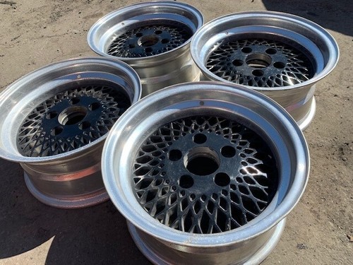 15 American Racing Mesh Honey Comb Black Polish Alloy Wheels Rims ...